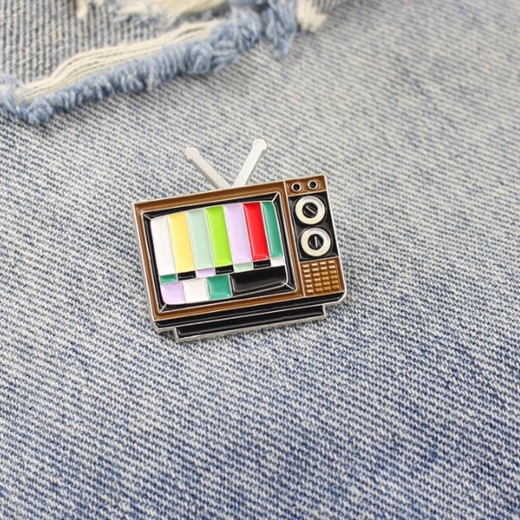 Jewelry | Retro Tv Enamel Pin | Poshmark